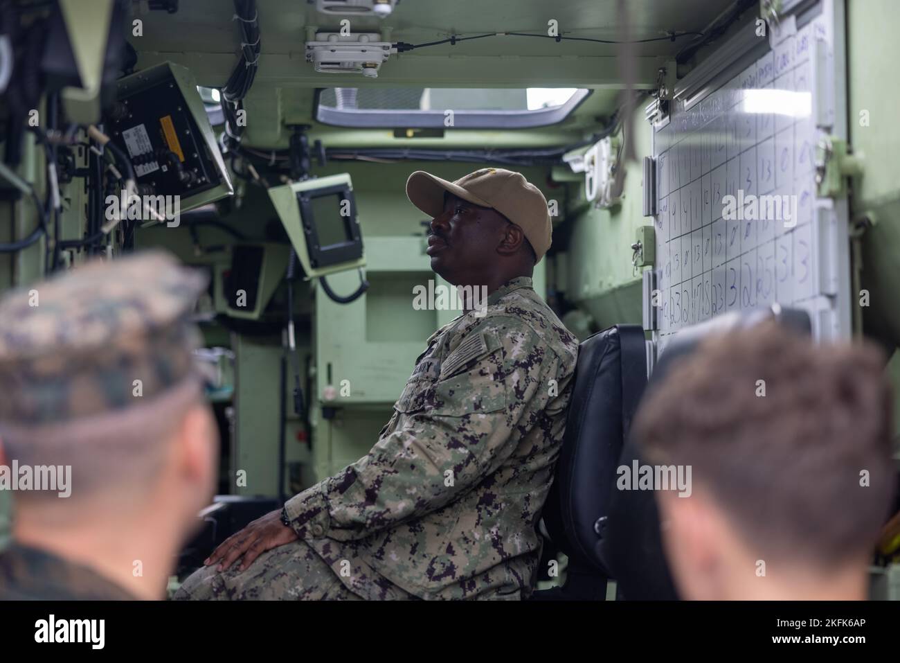Students with the U.S. Navy Senior Amphibious Warfare Course (SAWOC ...