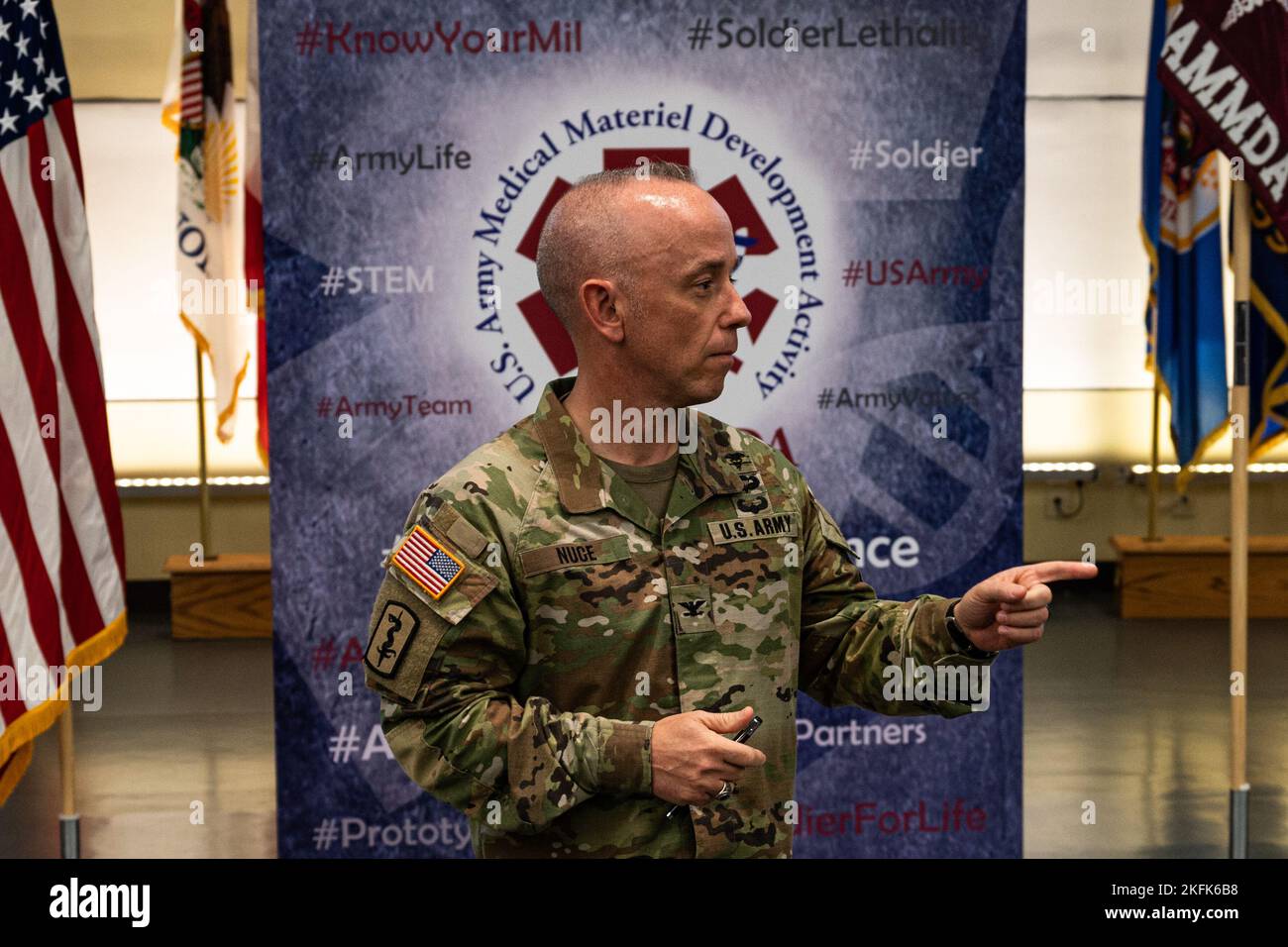 Col. Andy Nuce, Commander of the U.S. Army Medical Materiel Development ...