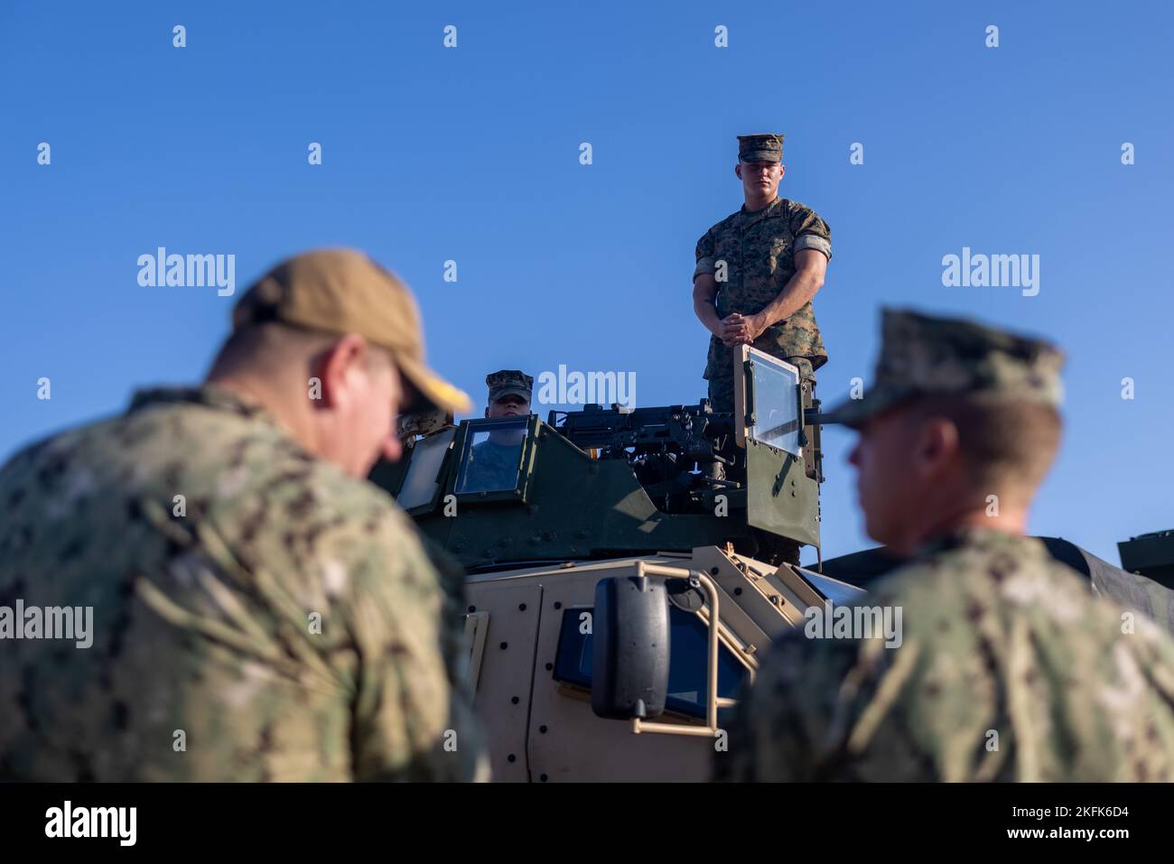 Students with the U.S. Navy Senior Amphibious Warfare Course (SAWOC ...