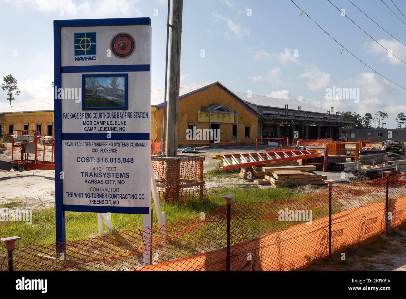 A brand new fire station at Courthouse Bay, located on Marine Corps ...
