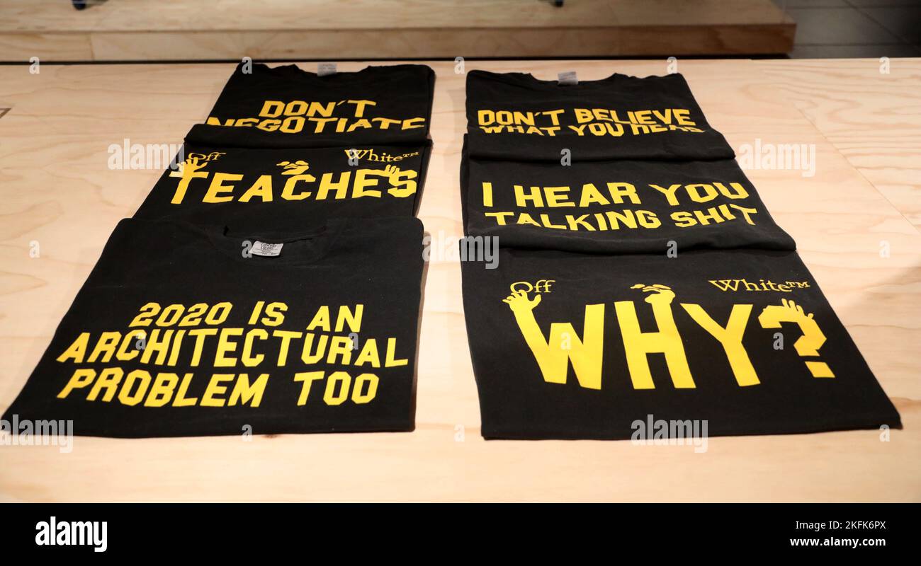 November 18, 2022, New York City, New York, USA: Designs by Virgil ...