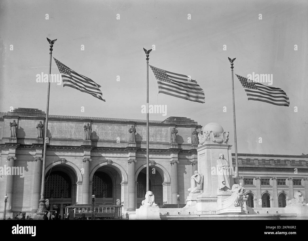 Columbus Memorial, 1914. [The Columbus Fountain, also known as the ...