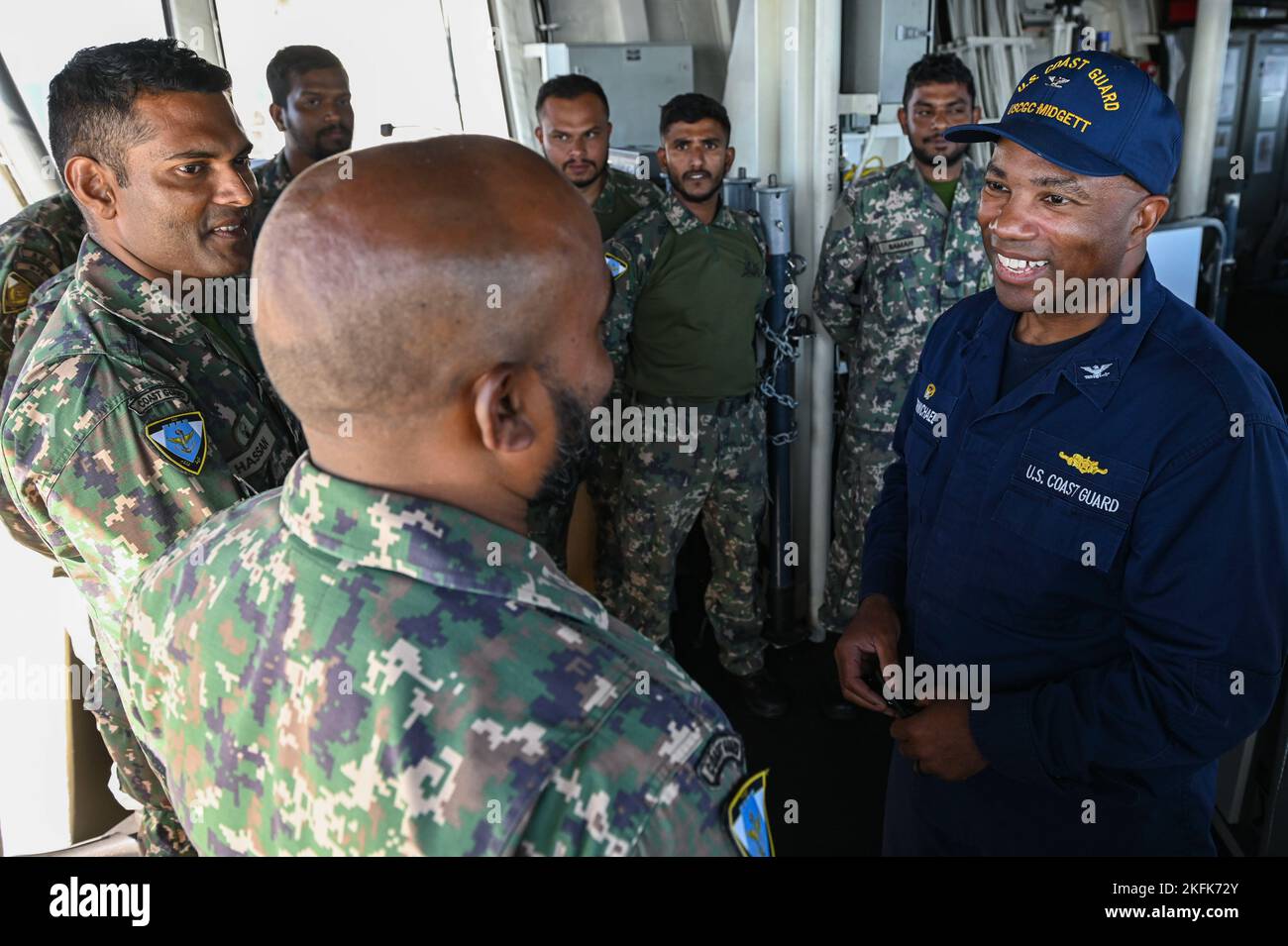 Capt. Willie Carmichael, commanding officer, U.S. Coast Guard Cutter ...