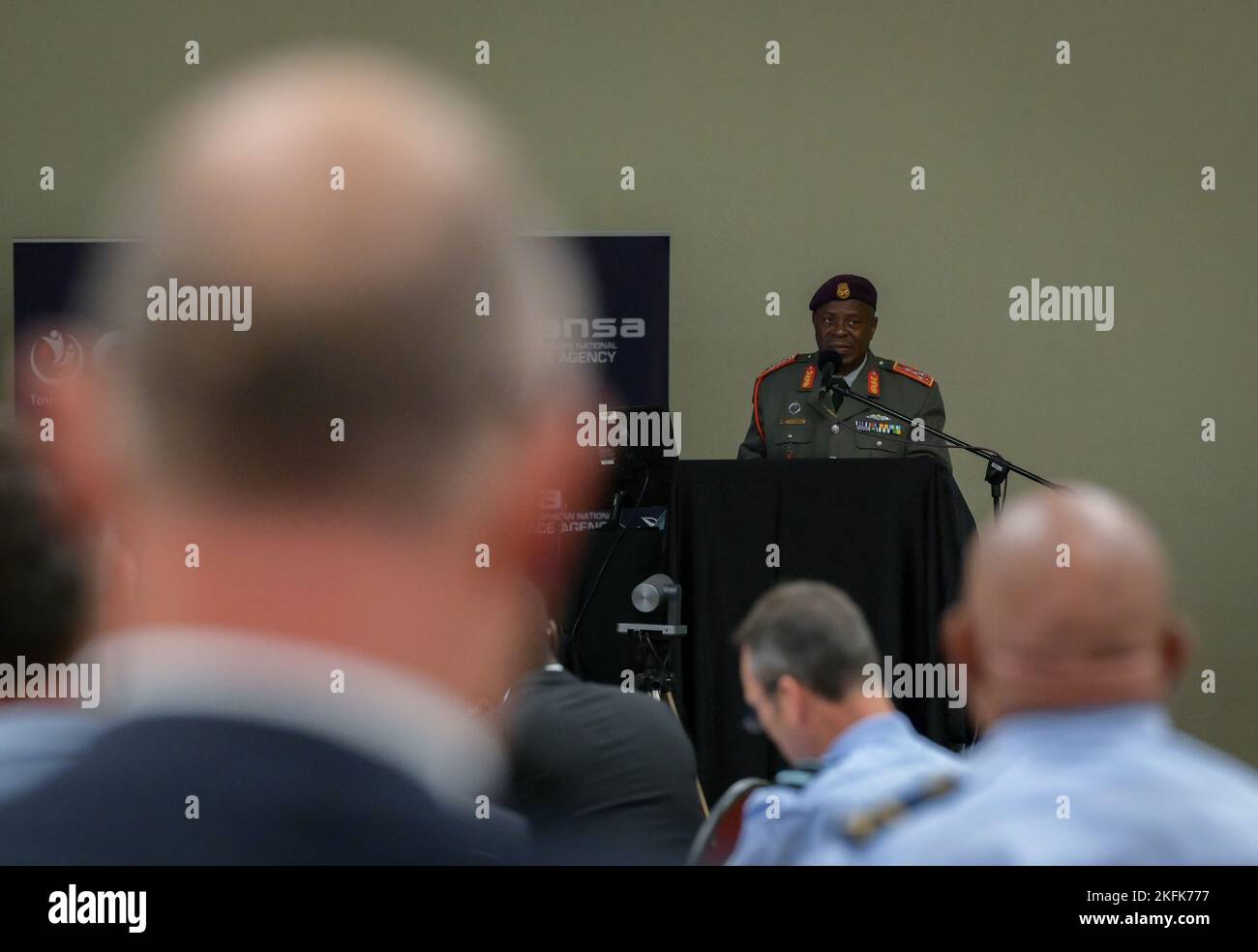 South African Air Force Gen. Rudzani Maphwanya, Chief of the South ...