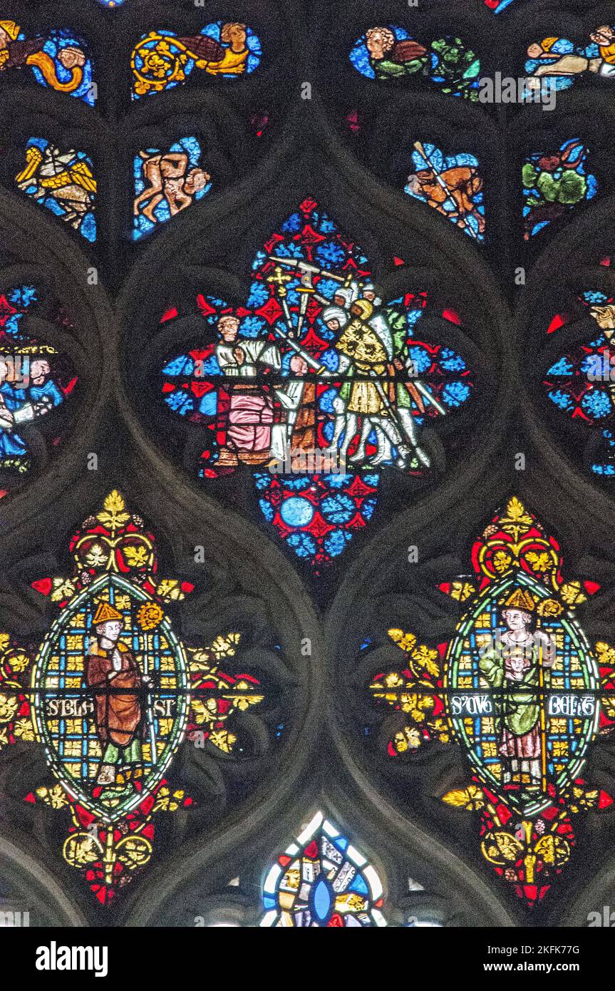 14th century stained glass hi-res stock photography and images - Alamy