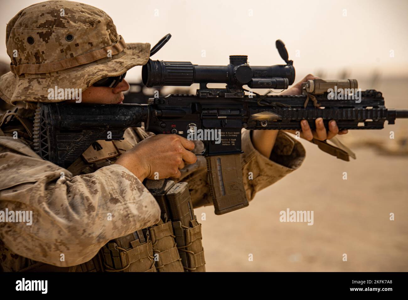 U.S. Marine Corps LCpl. Ty Smith, a rifleman with India Company, 3rd ...