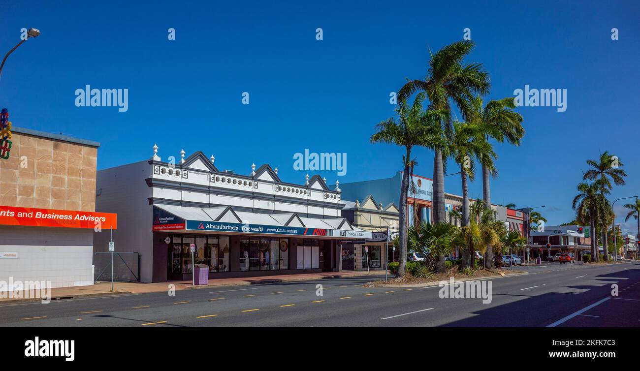 Art Deco shops in the CBD of Mackay Stock Photo - Alamy