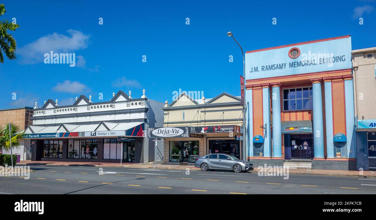 Art Deco shops in the CBD of Mackay Stock Photo - Alamy