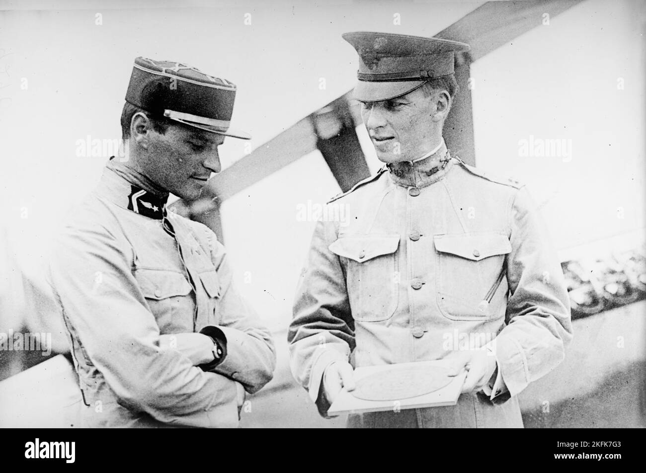 Captain W.T. Boatwright (right), US Army Artillery - Langley Field ...