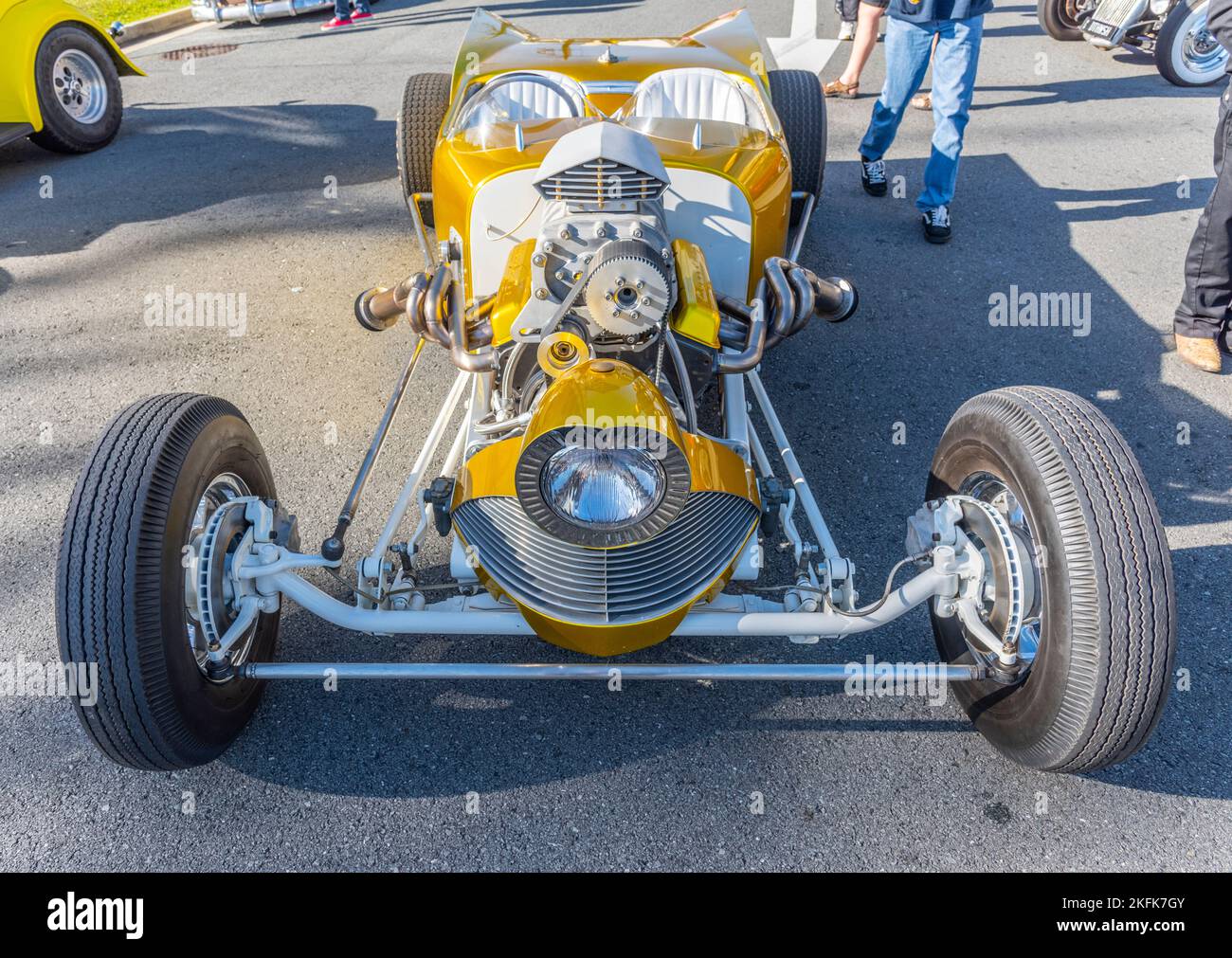 customised v8 hot rod at Cooly Rocks On at Coolangatta, gold coast ...