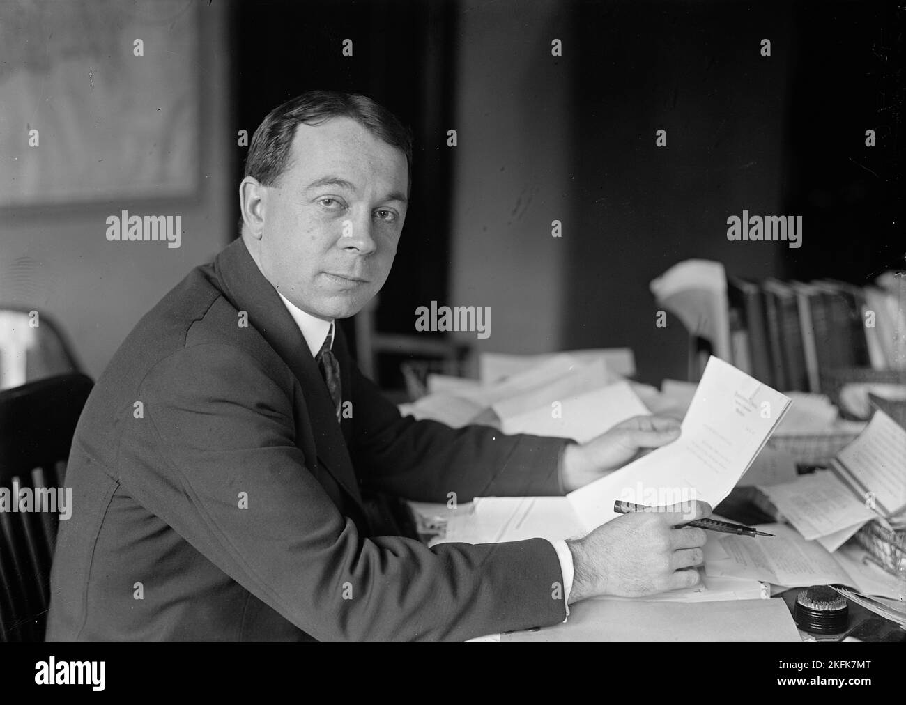 Alexander Bruce Bielaski, Chief, F.B.I, Justice Department, 1917 ...