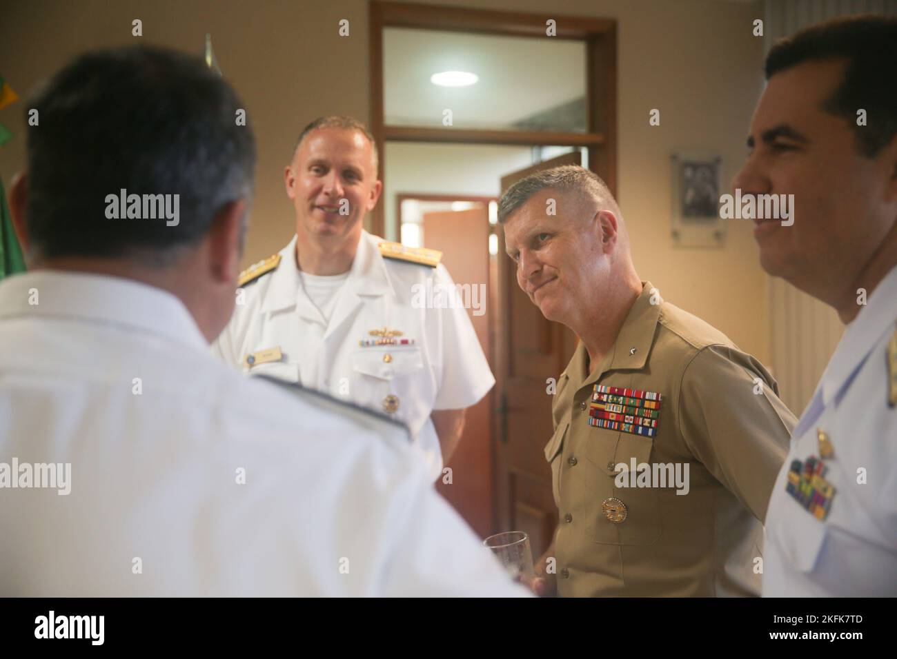 Rear Adm. Jim Aiken, commander of U.S. Naval Southern Forces Command/U ...