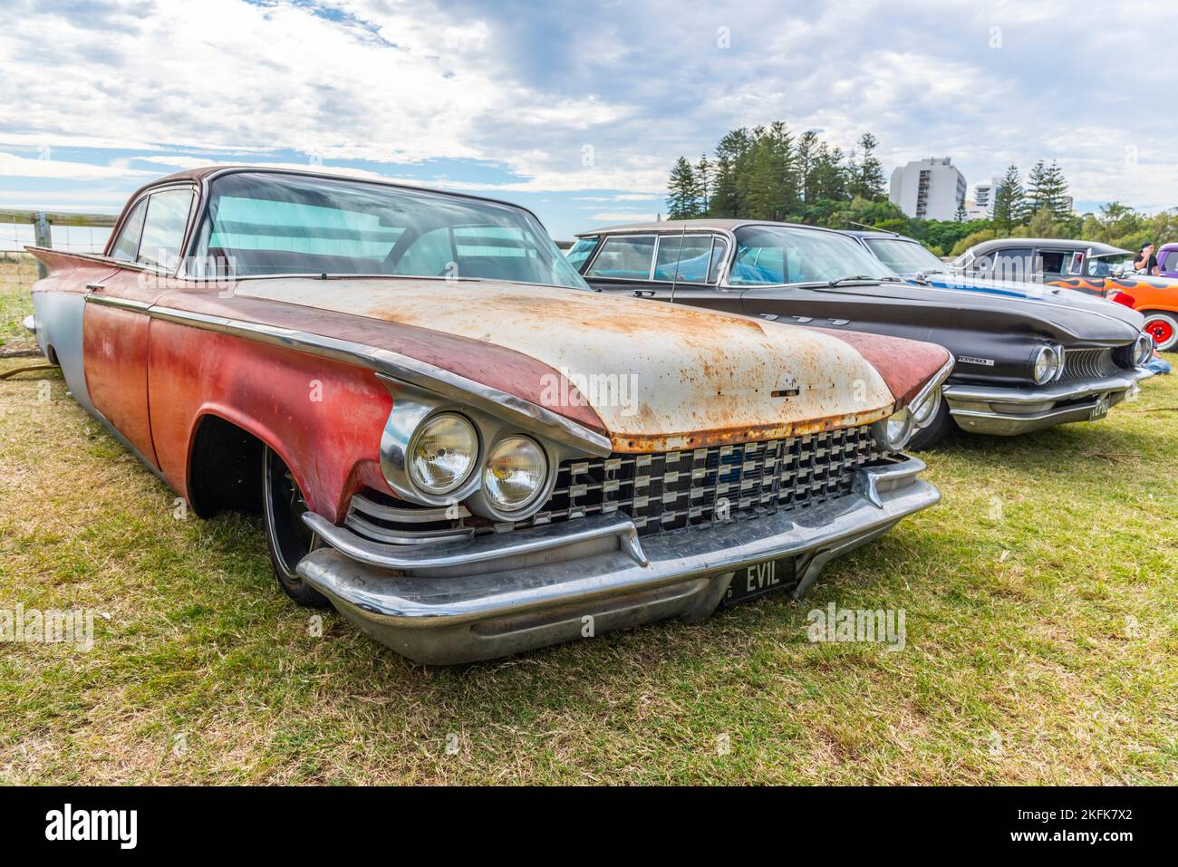customised car at Cooly Rocks On at Coolangatta, gold coast, queensland ...
