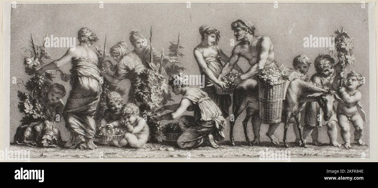 Scene of Grape Harvest, n.d Stock Photo - Alamy