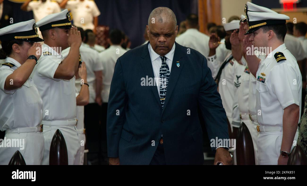 NEWPORT, R.I. (Sept. 22, 2022) Retired U.S. Navy Rear Adm. Sinclair ...