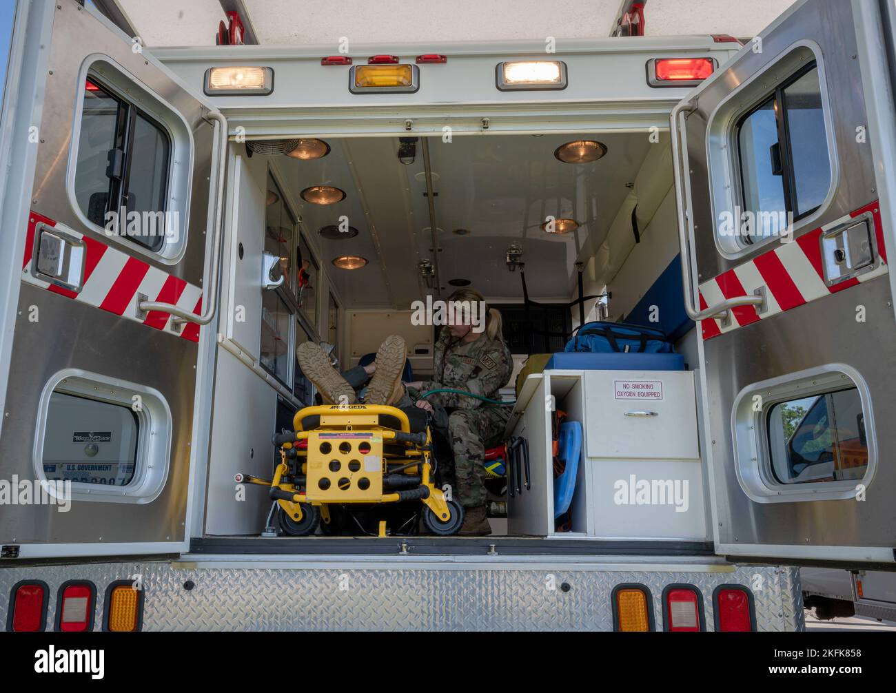 Tech. Sgt. Haley Bass, 4th Medical Group flight medicine NCO in charge ...