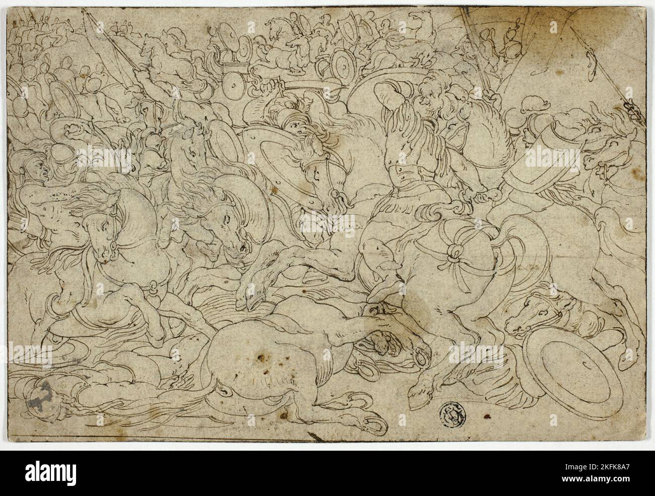 Alexander Defeating Darius at Battle of Issus, n.d Stock Photo - Alamy