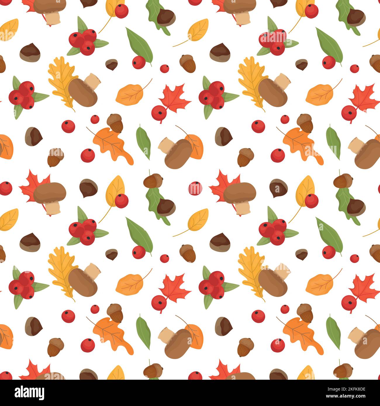 Colorful repetitive pattern background Fall season related, made of ...