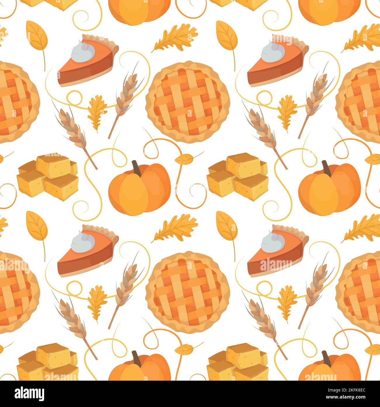 Colorful repetitive pattern background of Thanksgiving holiday ...