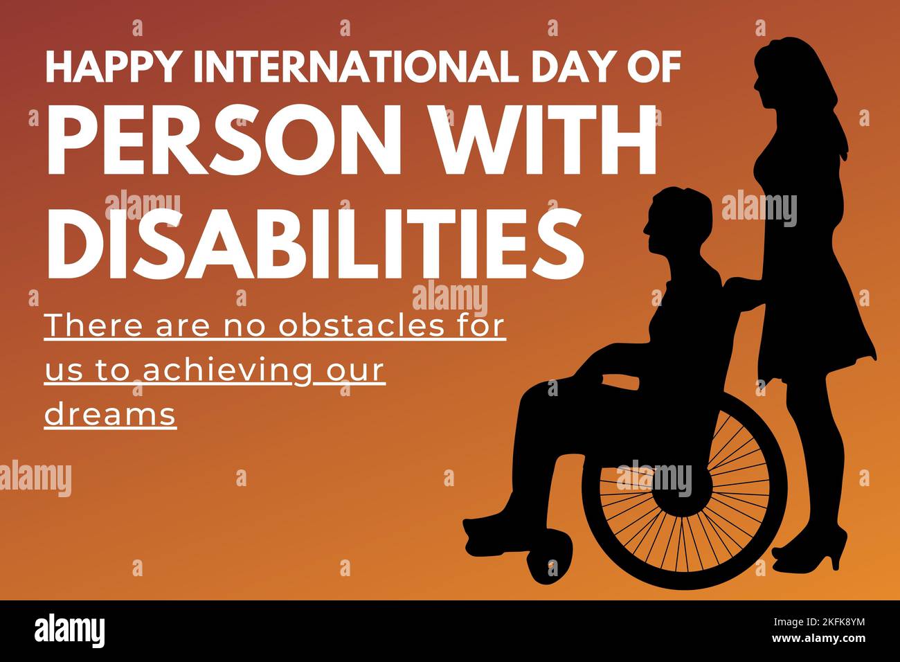 Happy international day of people with disabilities Stock Photo - Alamy