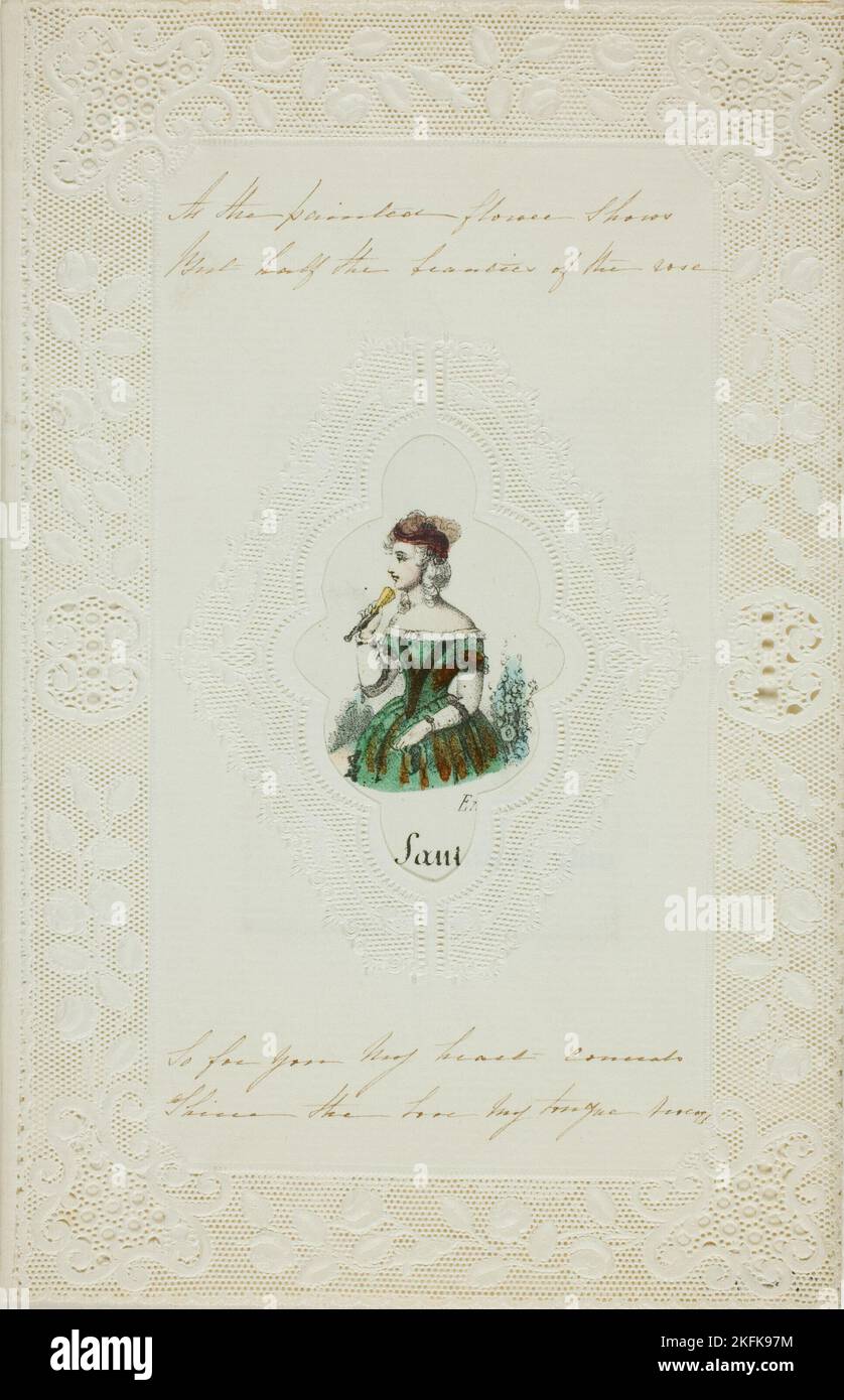 Victorian flower drawings hi-res stock photography and images - Alamy
