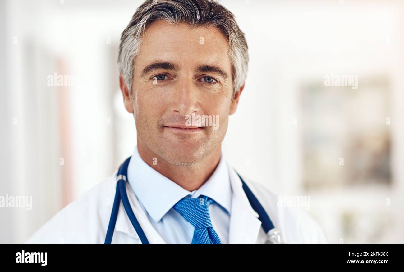 Portrait handsome doctor in hi-res stock photography and images - Alamy