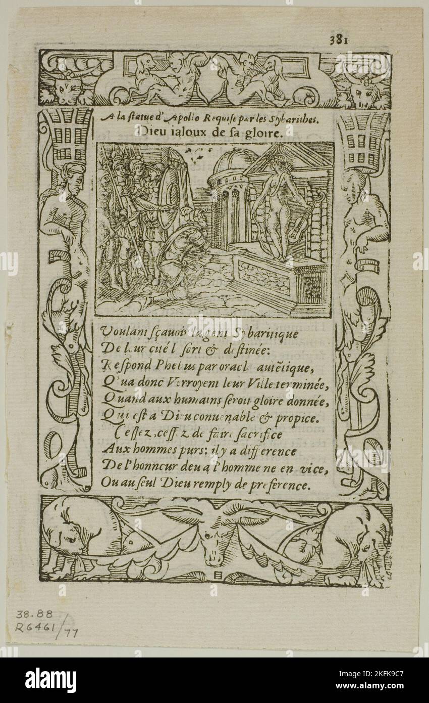 Illustration from Le Pegme by Lanteaume de Romieu Cousteau, plate 77 ...