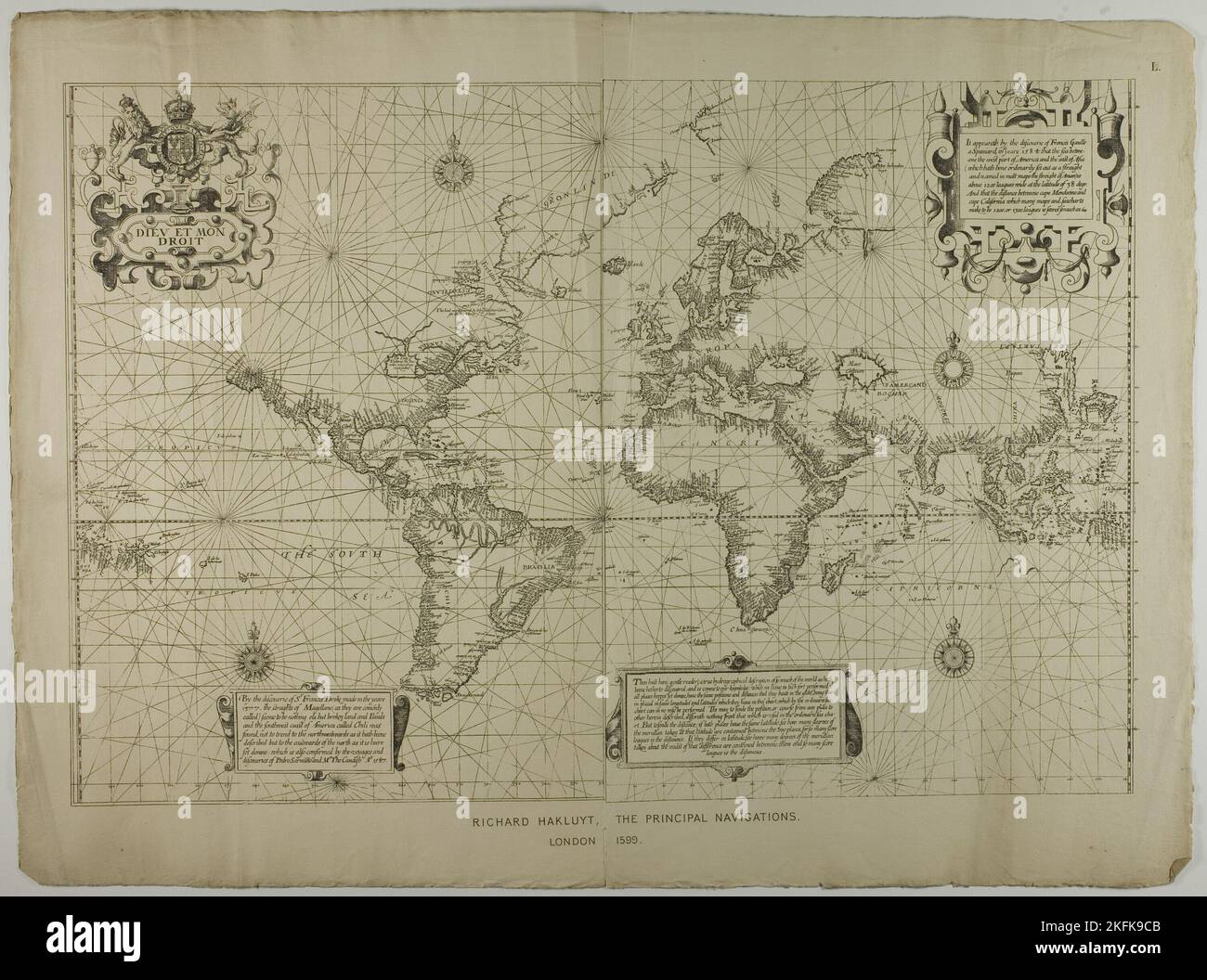 Hakluyt map hi-res stock photography and images - Alamy