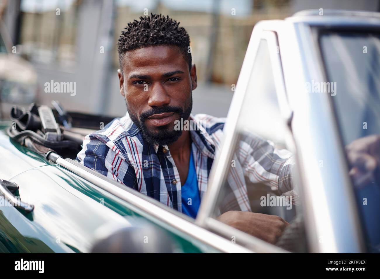 Man driving convertible car hi-res stock photography and images - Alamy