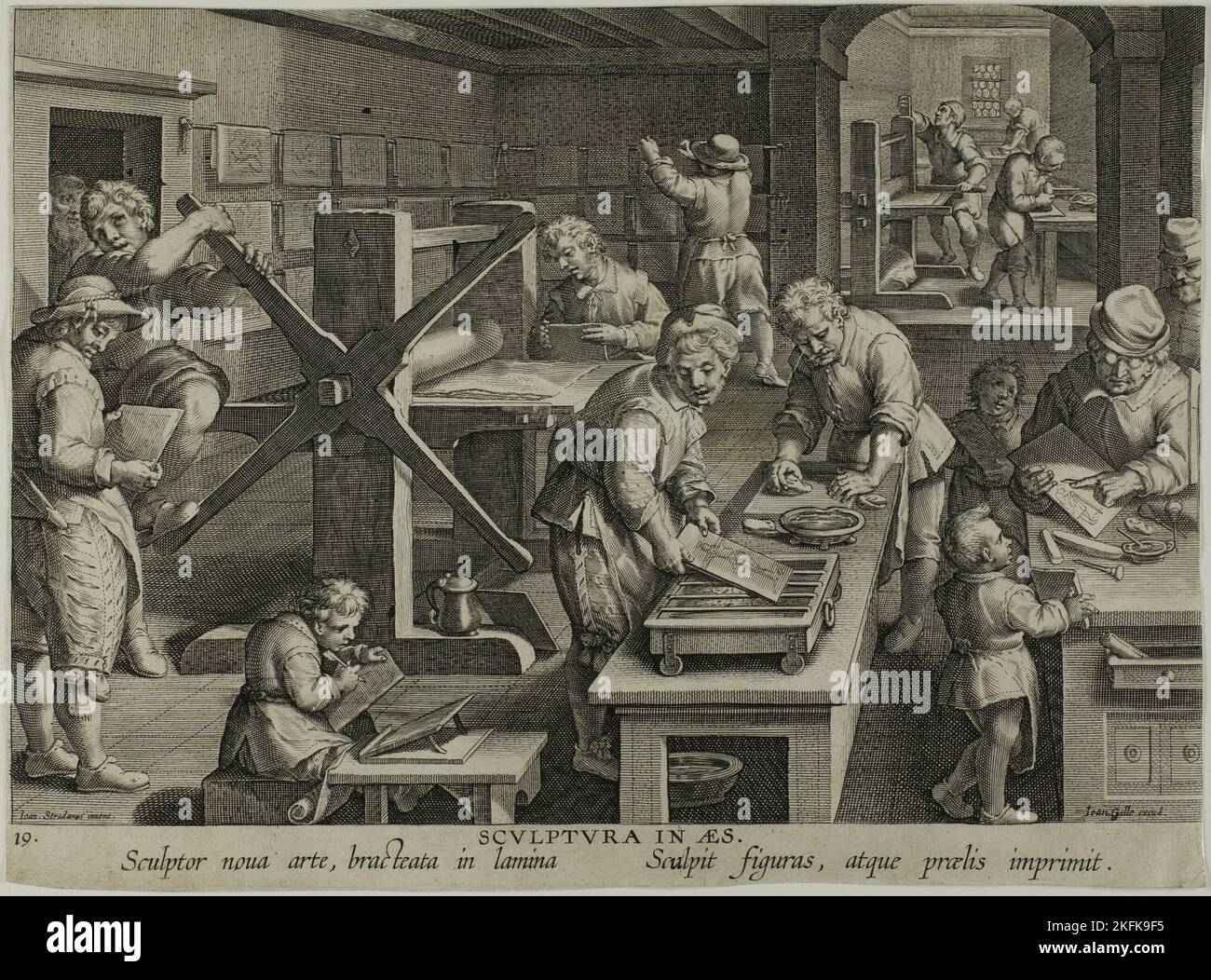 Print shop 16th century hi-res stock photography and images - Alamy