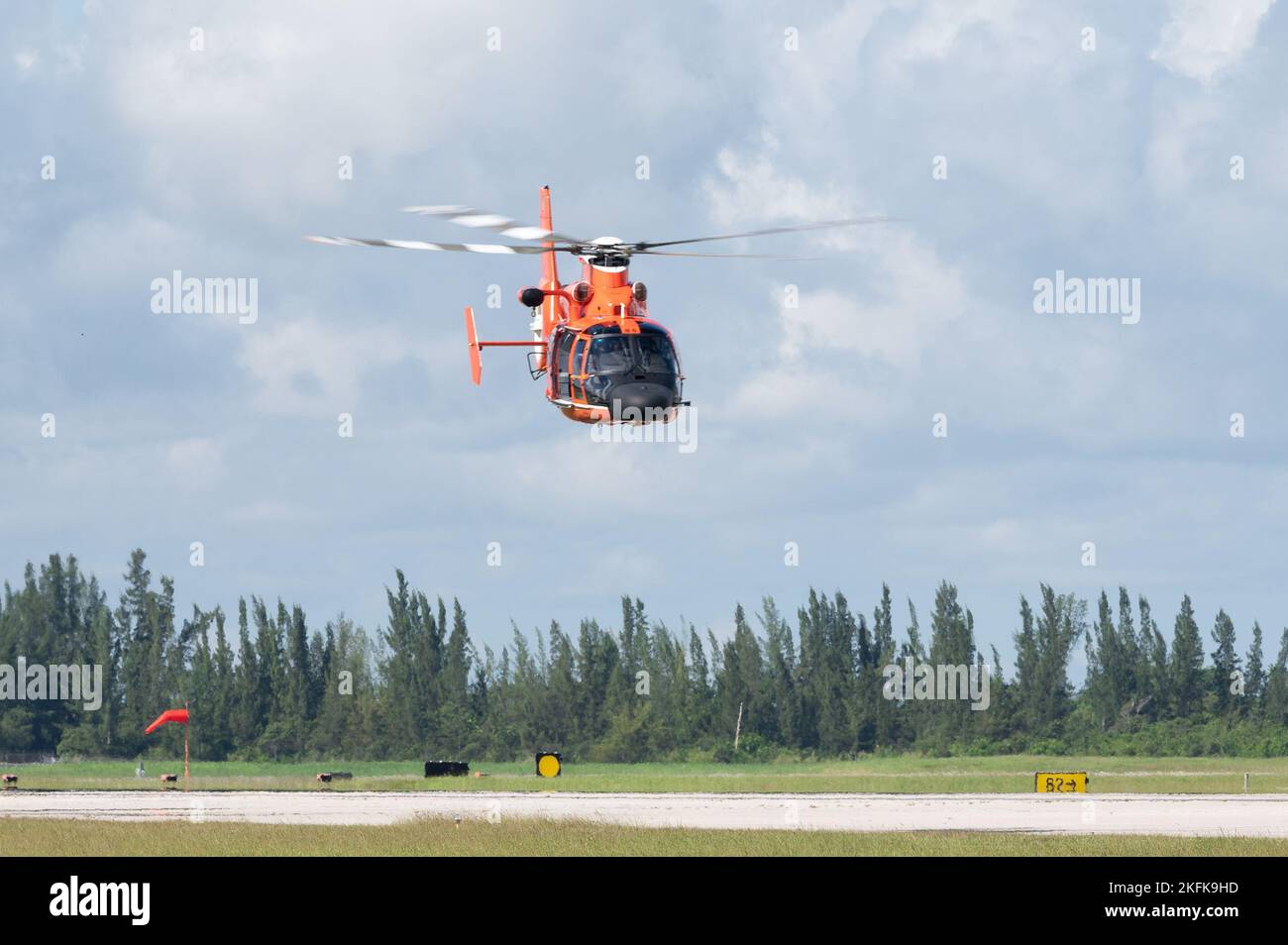 United States Coast Guard MH-65 Dolphin helicopter from Coast Guard Air ...
