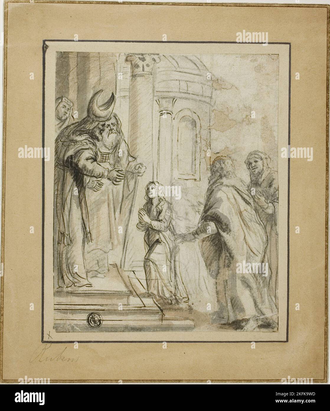 Presentation of the Virgin, n.d. School of Peter Paul Rubens Stock ...
