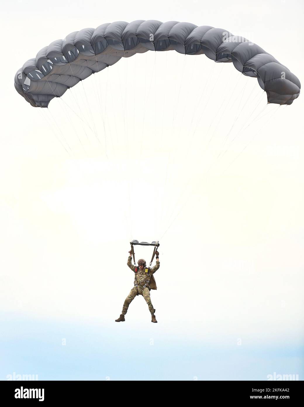 A Soldier from the U.S. Army John F. Kennedy Special Warfare Center and ...