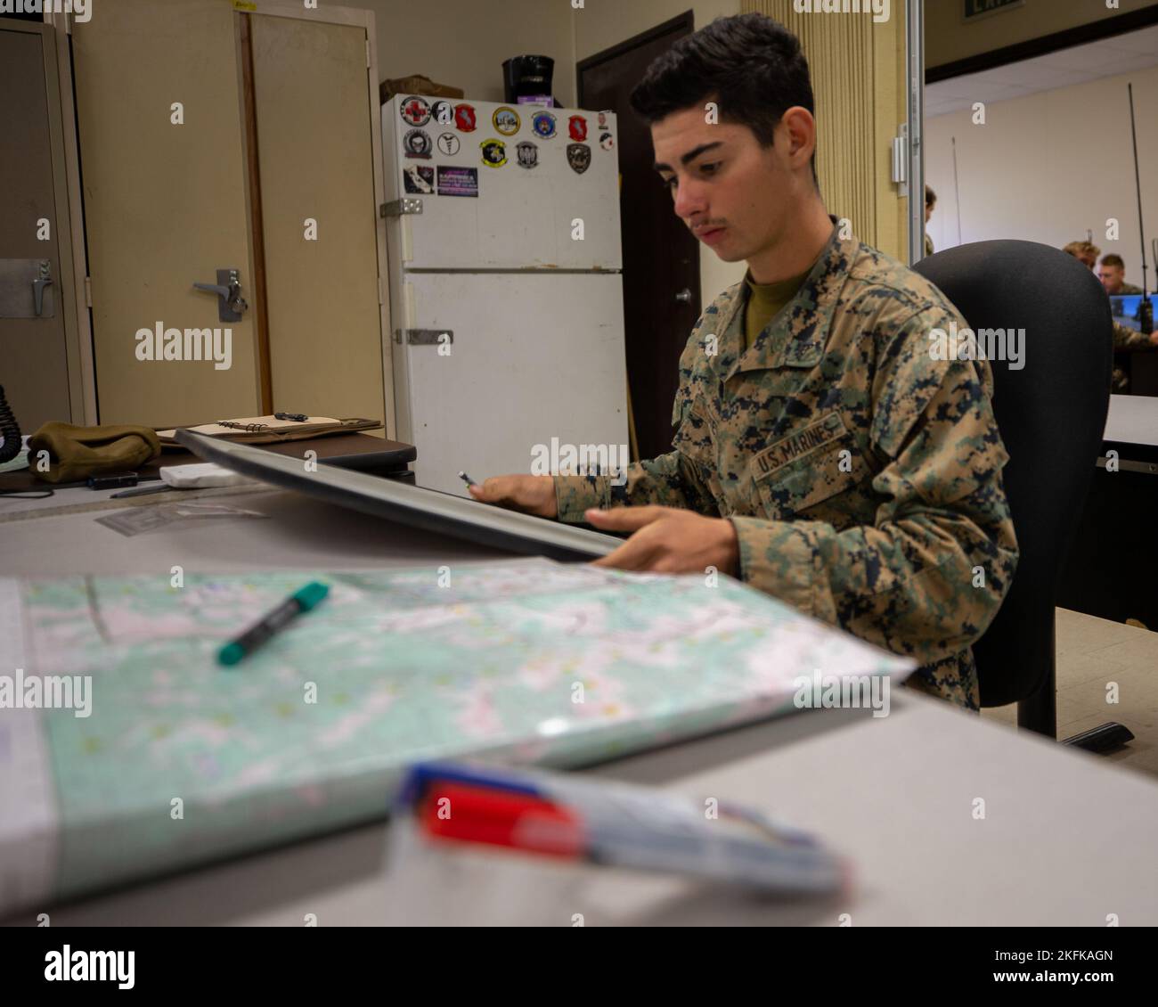 U.S Marine Corps Lance Cpl. Stevens Alexander, a mortarman with 2nd ...