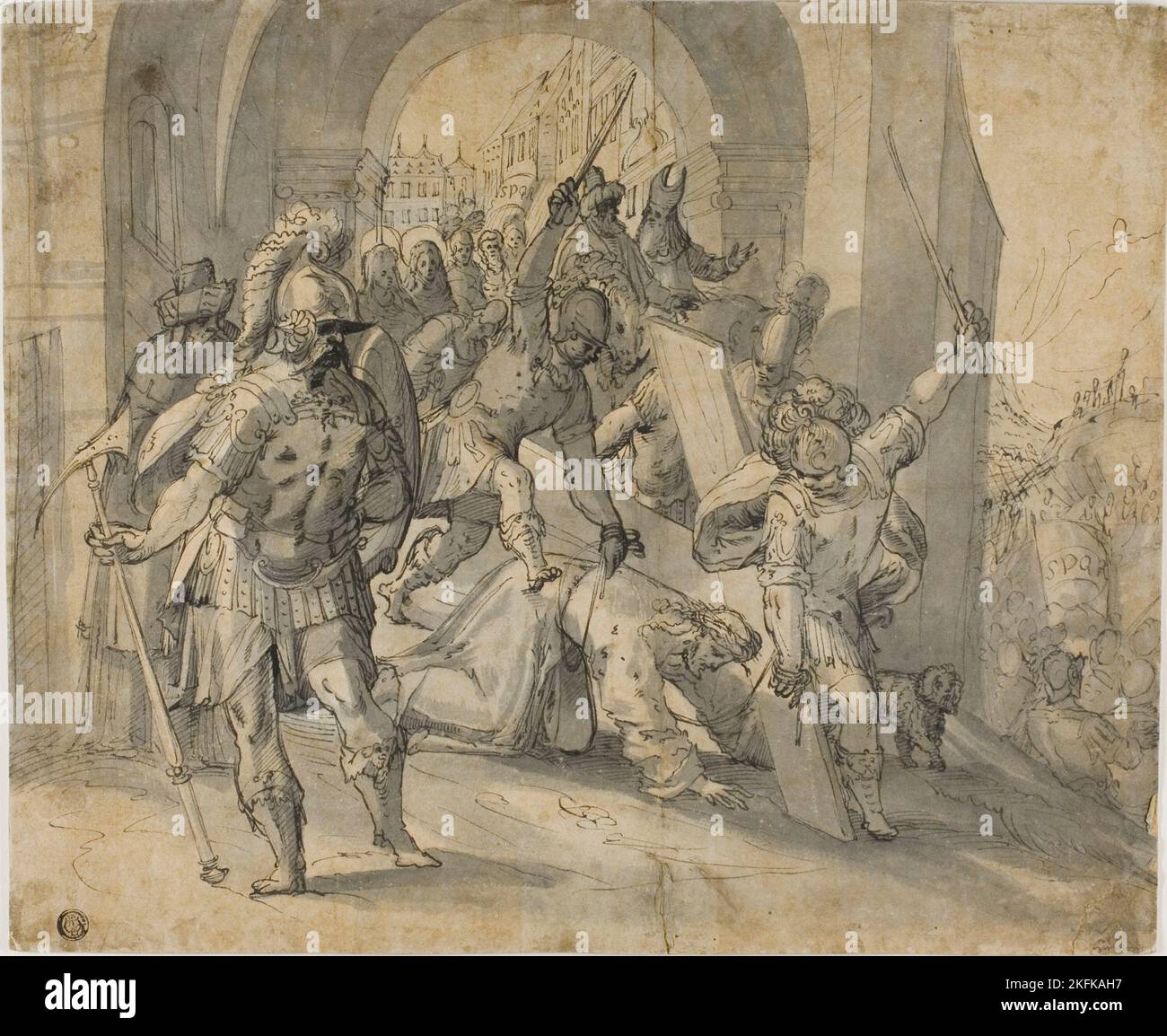 Christ Falling Under the Cross, n.d Stock Photo - Alamy