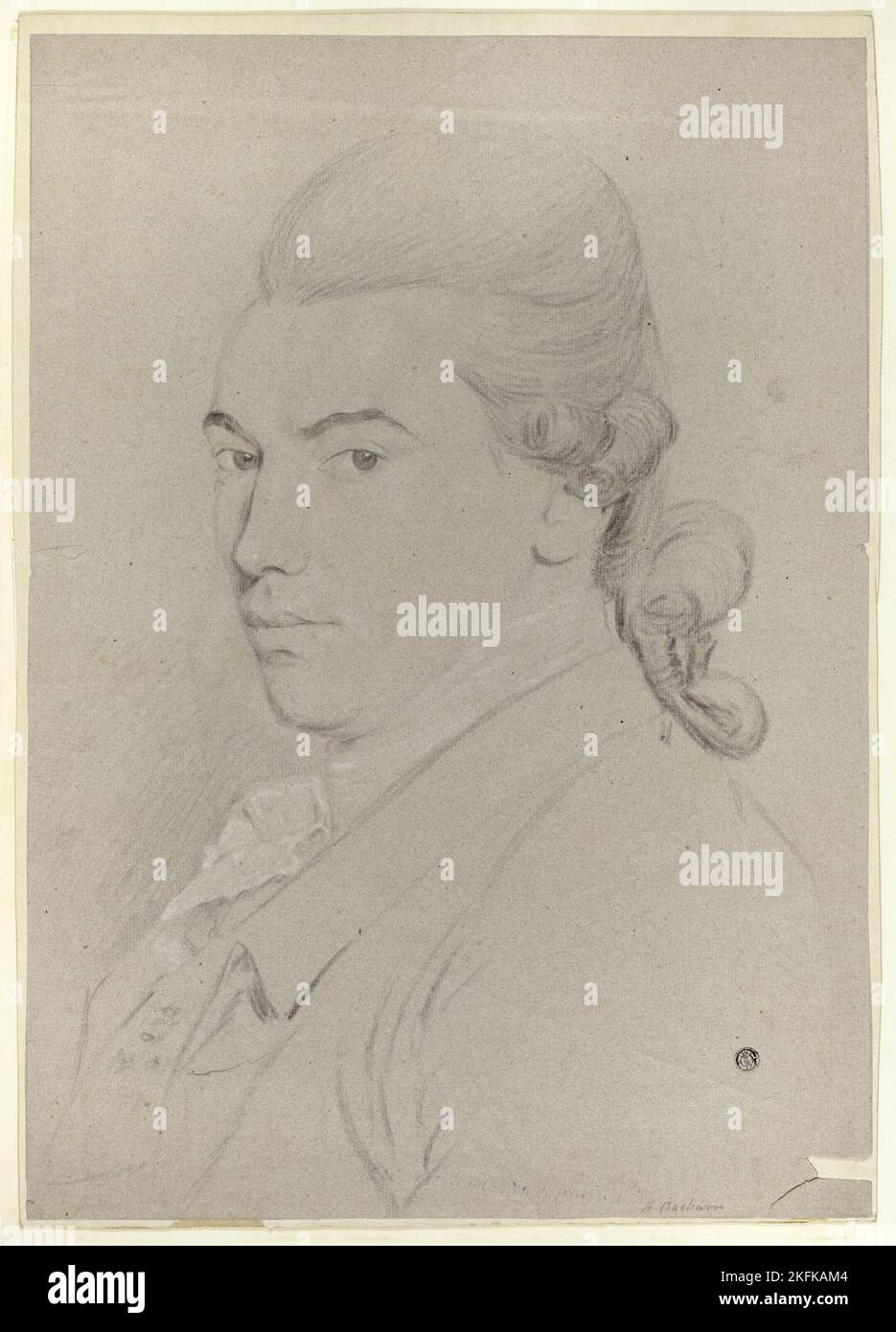 Portrait Bust of a Man, c. 1780 Stock Photo - Alamy