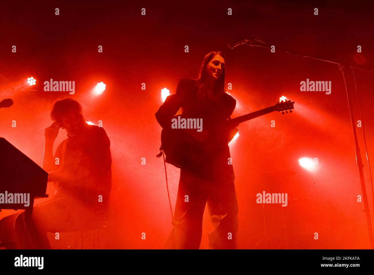 Emma Nolde during the concert at Monk Club in Rome. (Photo by Roberto ...