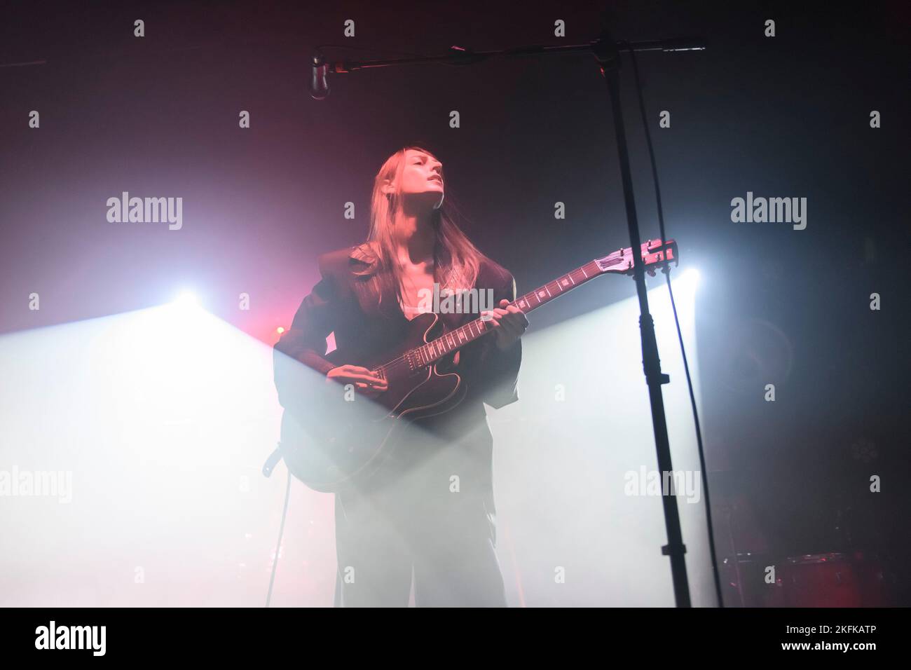 Emma Nolde during the concert at Monk Club in Rome. (Photo by Roberto ...