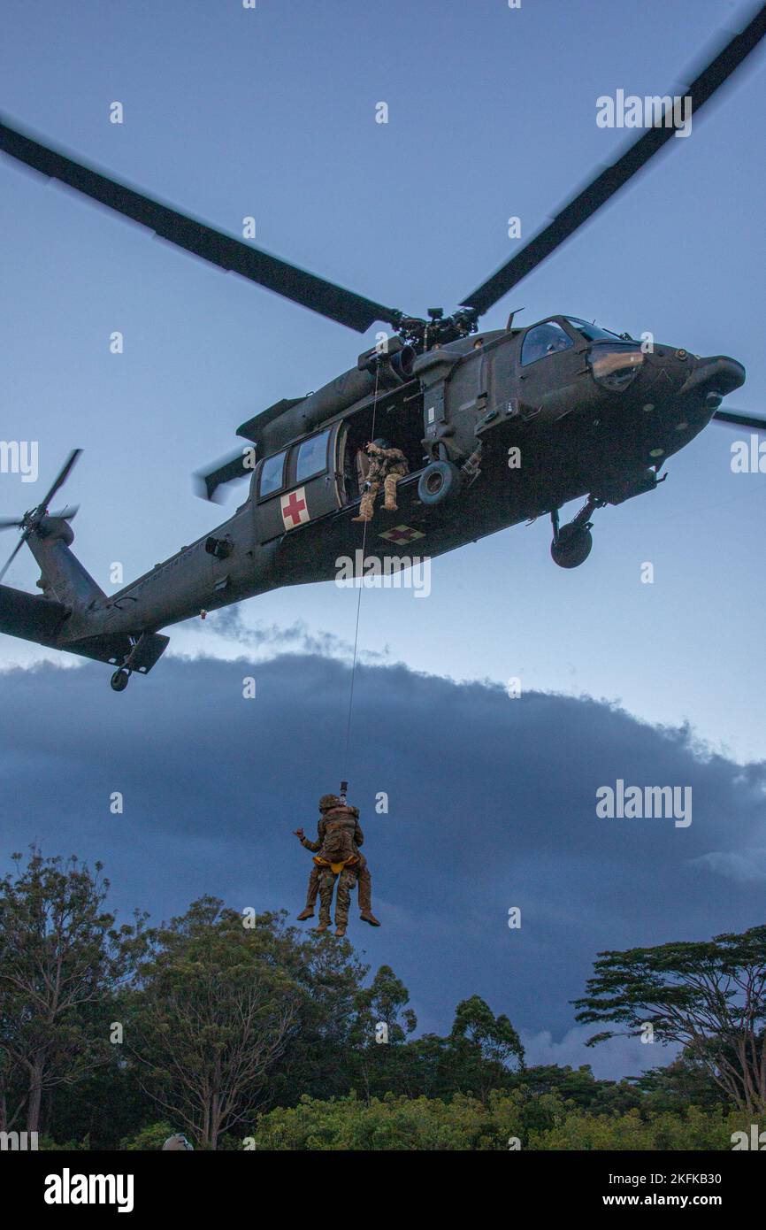 U.S. Army Soldiers participating in Jungle School perform medical ...