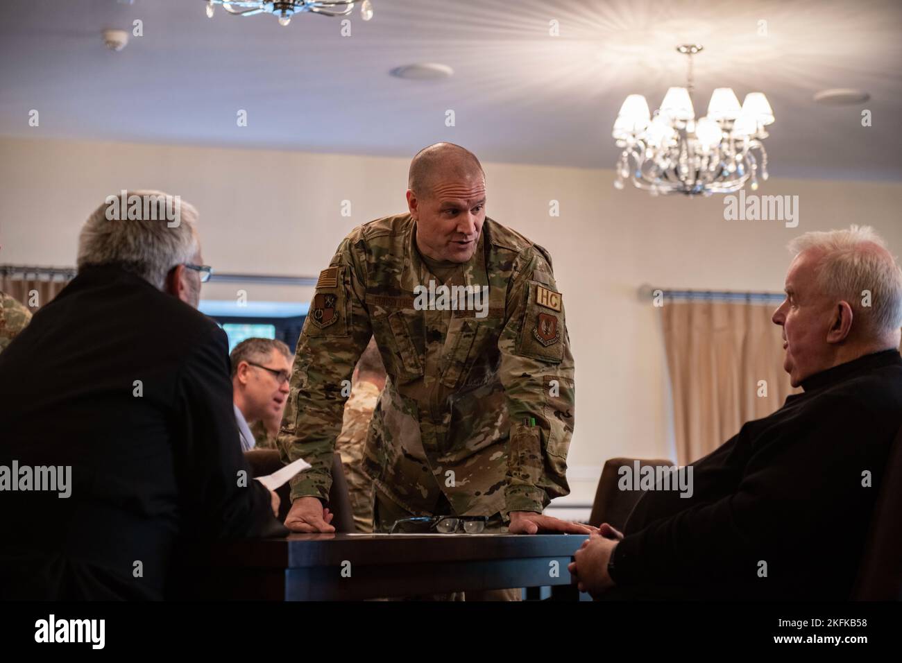 Lt. Col. Craig Forsythe, 501st Combat Support Wing wing chaplain ...