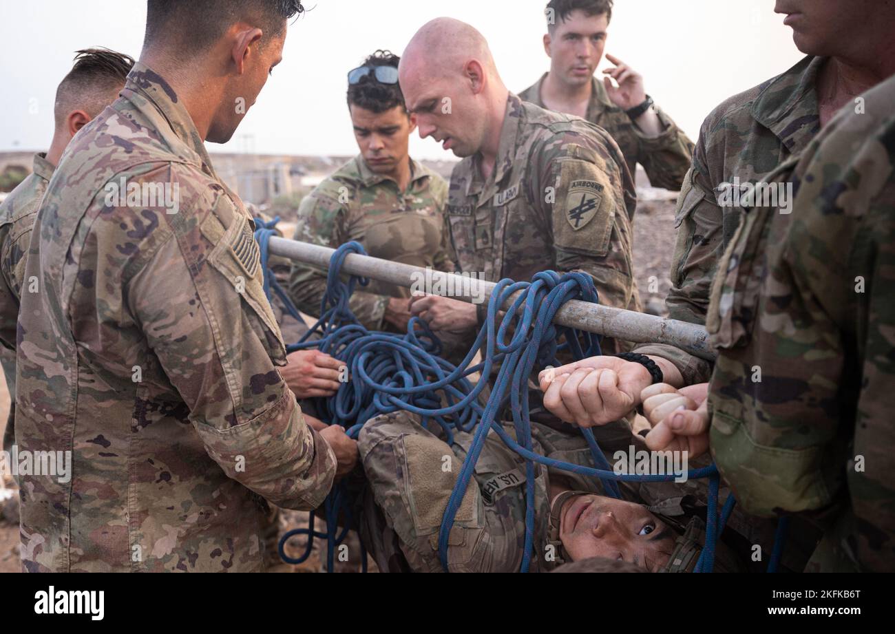 U.S. service members assigned to Combined Joint Task Force - Horn of ...