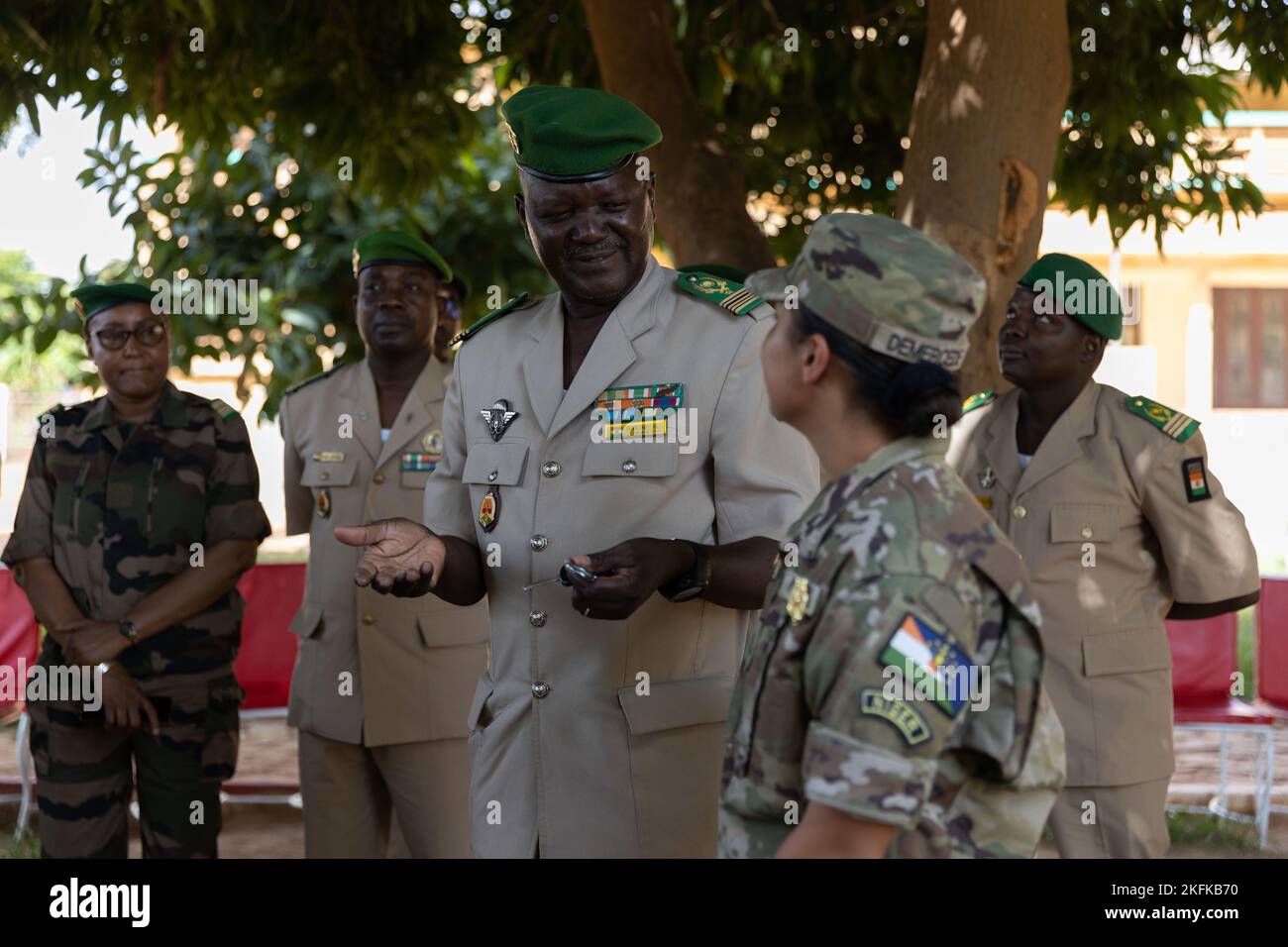 Doctor Colonel Major Garba Hakimi, Director of army health services and ...