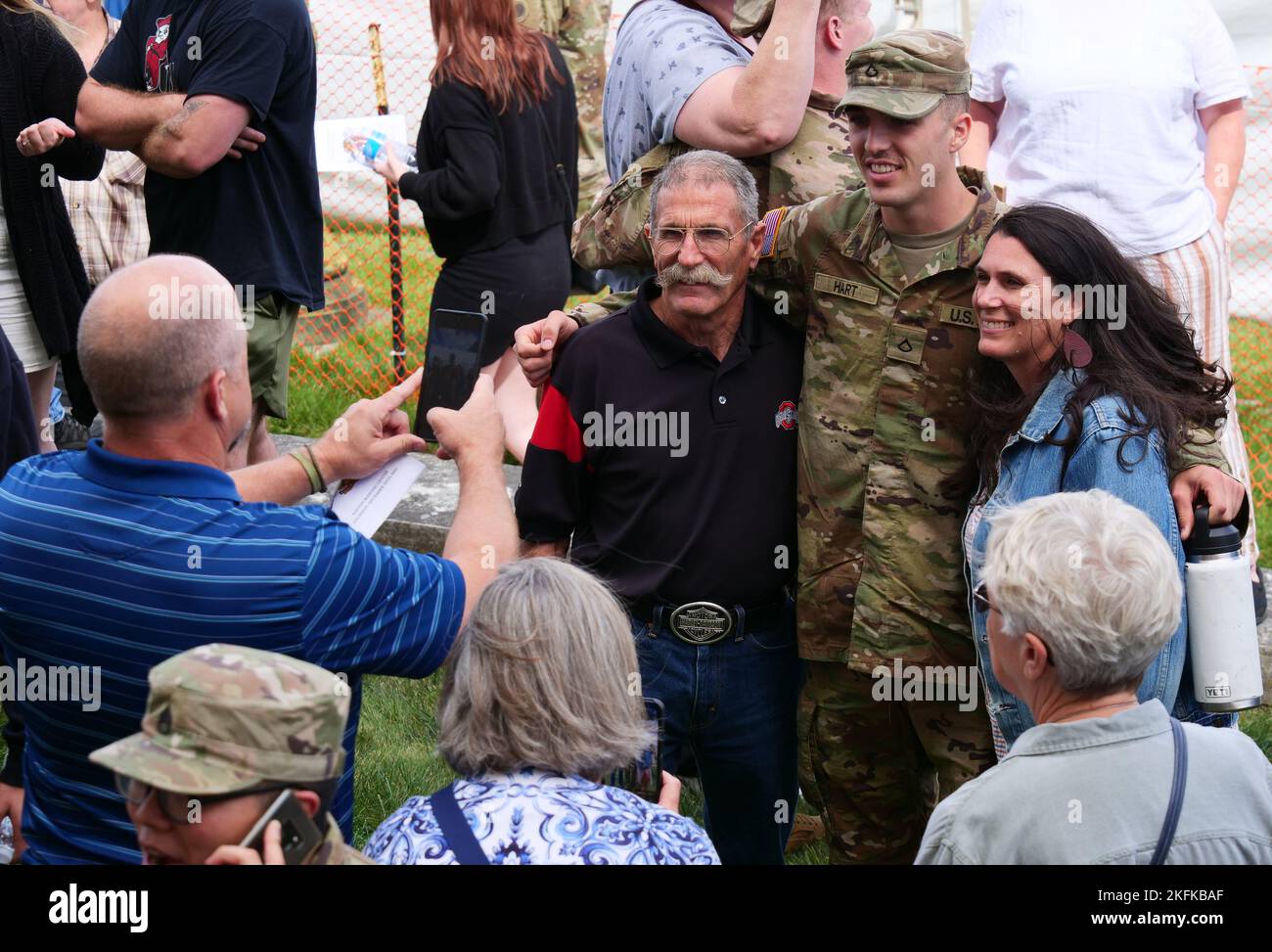 A Soldier assigned to 2nd Squadron, 107th Cavalry Regiment takes a ...