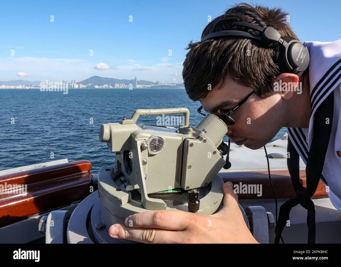 BUSAN, Republic of Korea (Sept. 23, 2022) – Seaman Dade Geier, from ...