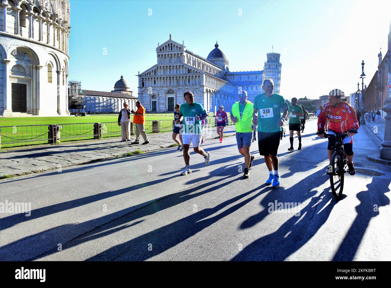Some runners during the "Escape from the Tower" run. U.S Army Garrison ...