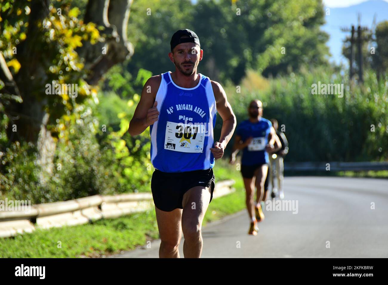 Some runners during the "Escape from the Tower" run. U.S Army Garrison ...