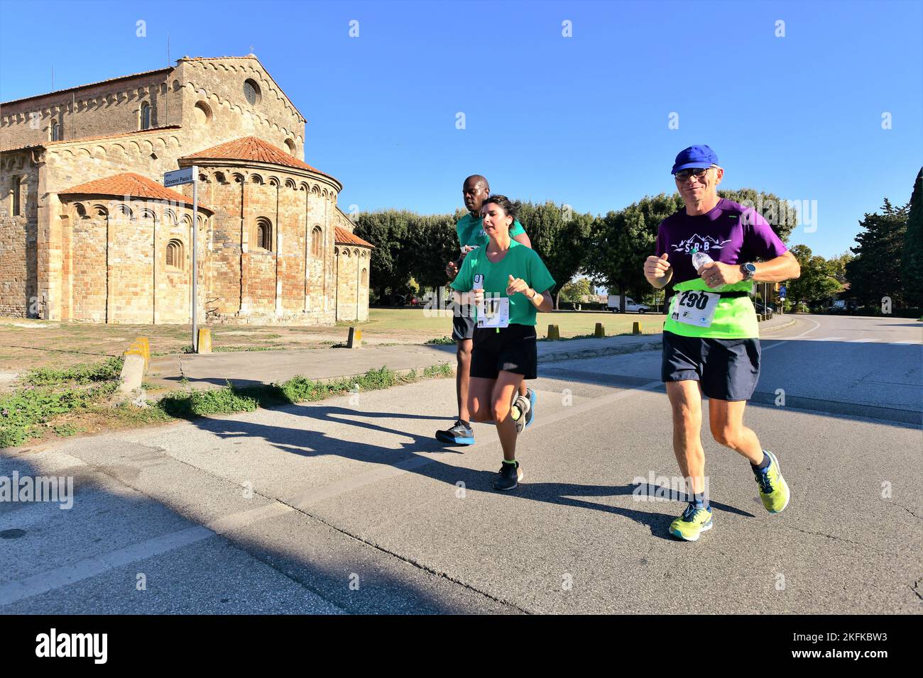 Some runners during the "Escape from the Tower" run. U.S Army Garrison ...