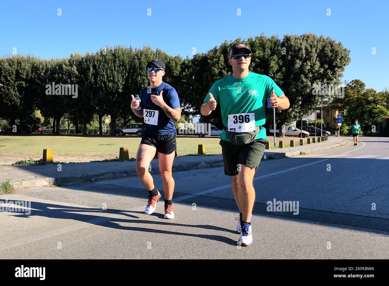 Some runners during the "Escape from the Tower" run. U.S Army Garrison ...