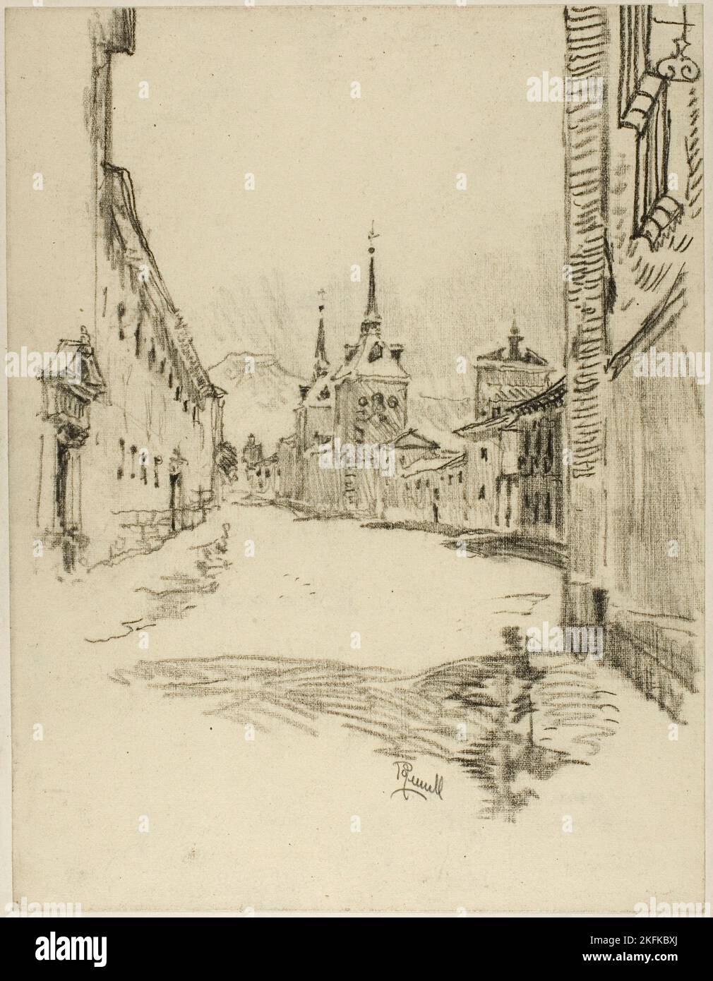 Its Streets are Wide and Silent, c. 1903 Stock Photo - Alamy