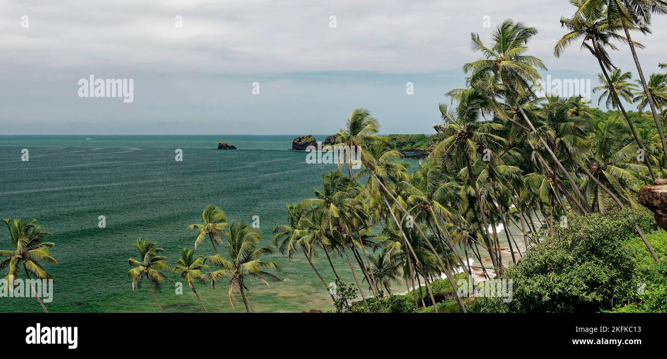 Beautiful view of a Cabo de Rama beach in state Goa India Stock Photo ...